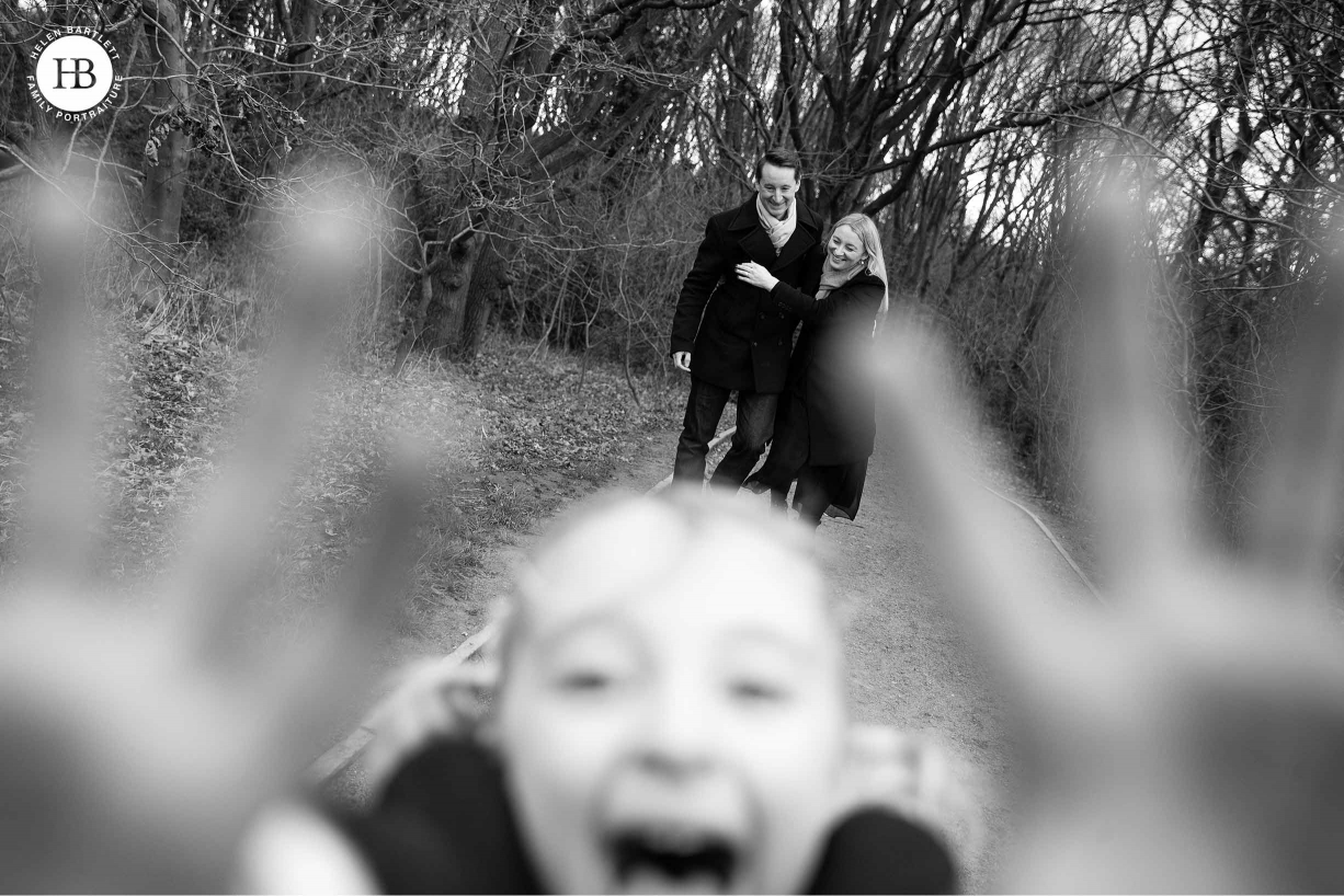 Family Portrait with Photobomb - Helen Bartlett